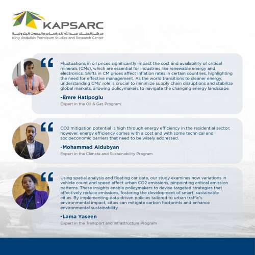 KAPSARC | King Abdullah Petroleum Studies and Research Center | Home