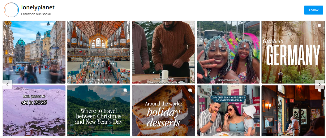 Top 17 Instagram Feed Examples On Website