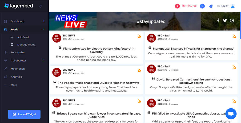 How To Embed RSS Feeds On Websites Easily in 2024