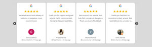 Top Google Customer Reviews Examples On Website - Tagembed